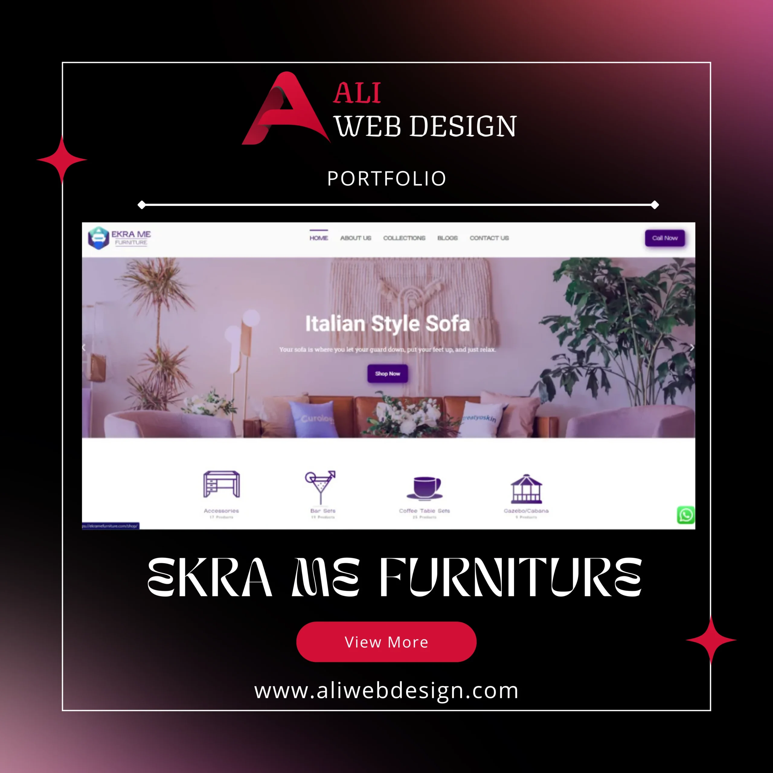 Ekra Me Furniture - Ali Web Design